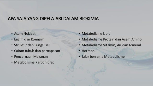 Kelompok 1 pengantar biokimia dan biomolekul