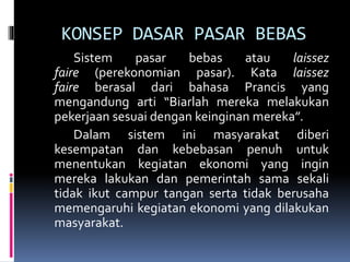 Kelompok 1 pengantar bisnis (pasar bebas) | PPTX