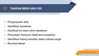 Ragam dan tipe analisis data dalam SLA | PDF