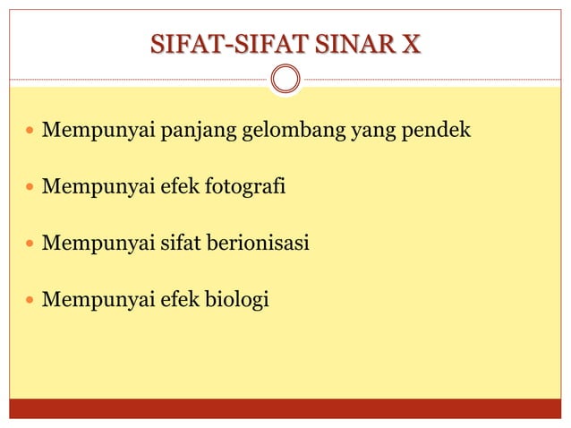 Sinar X dan Difraksi Sinar X | PPTX