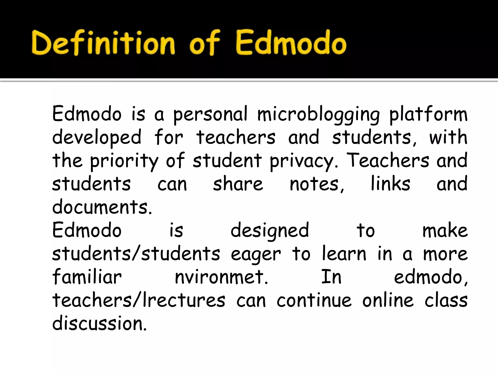 Edmodo | PPT