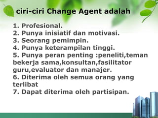 Fungsi MSDM sebagai change agent | PPTX