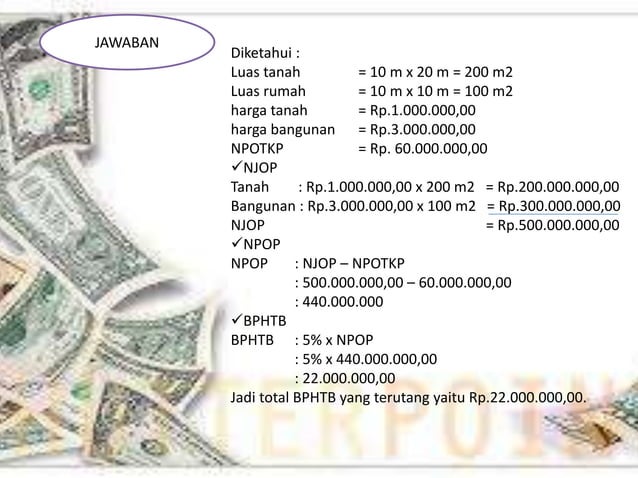 Bea Perolehan Hak atas Tanah (BPHTB) | PPTX