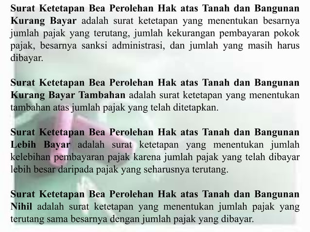 Bea Perolehan Hak atas Tanah (BPHTB) | PPTX