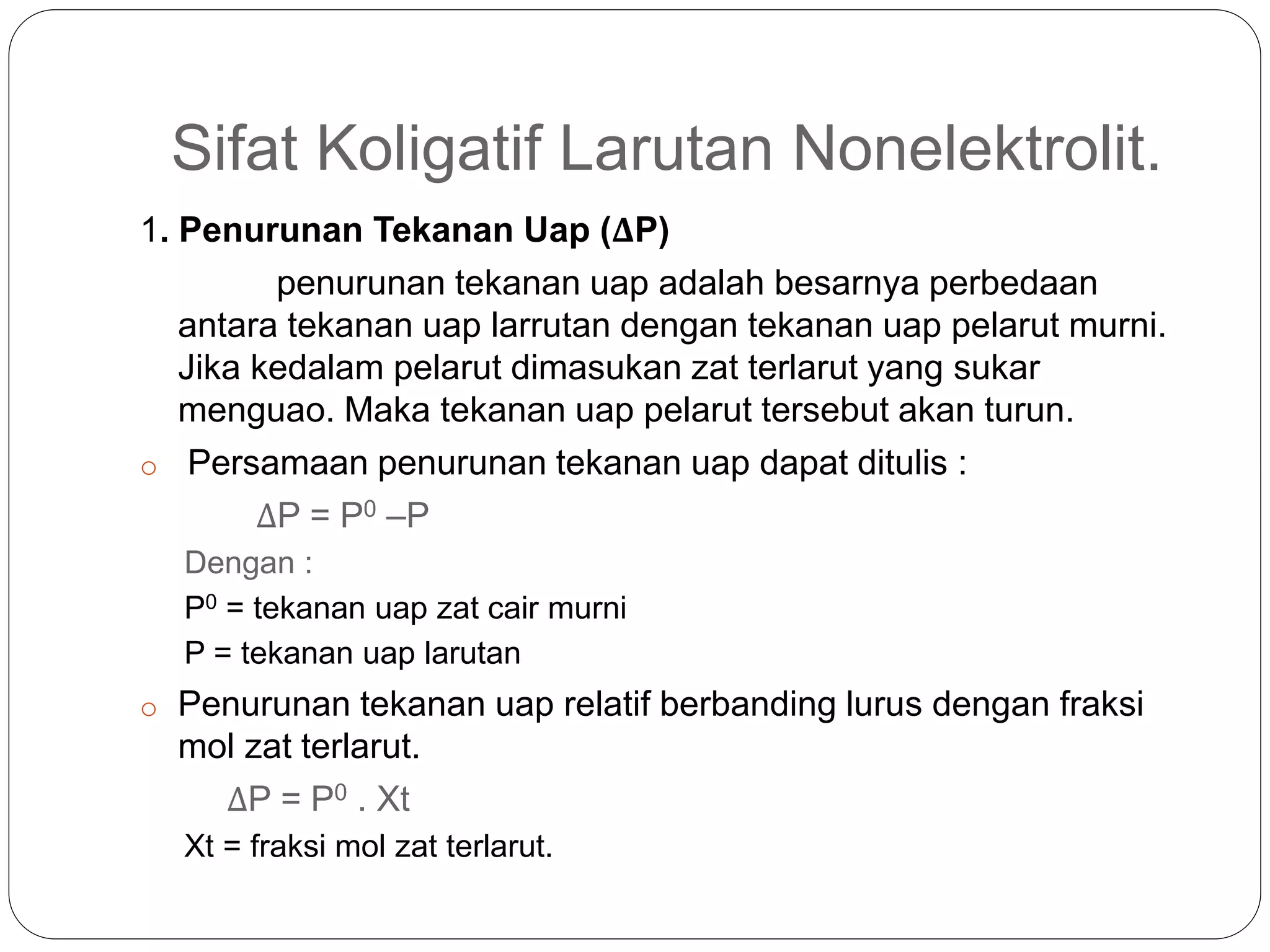 Kelompok 10 koligatif larutan | PPT