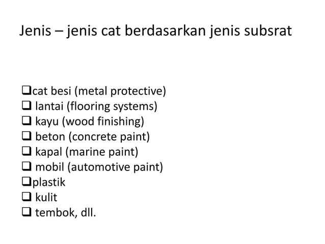 Tentang Proses Pengecatan Kelompok Cat 1 | PPTX