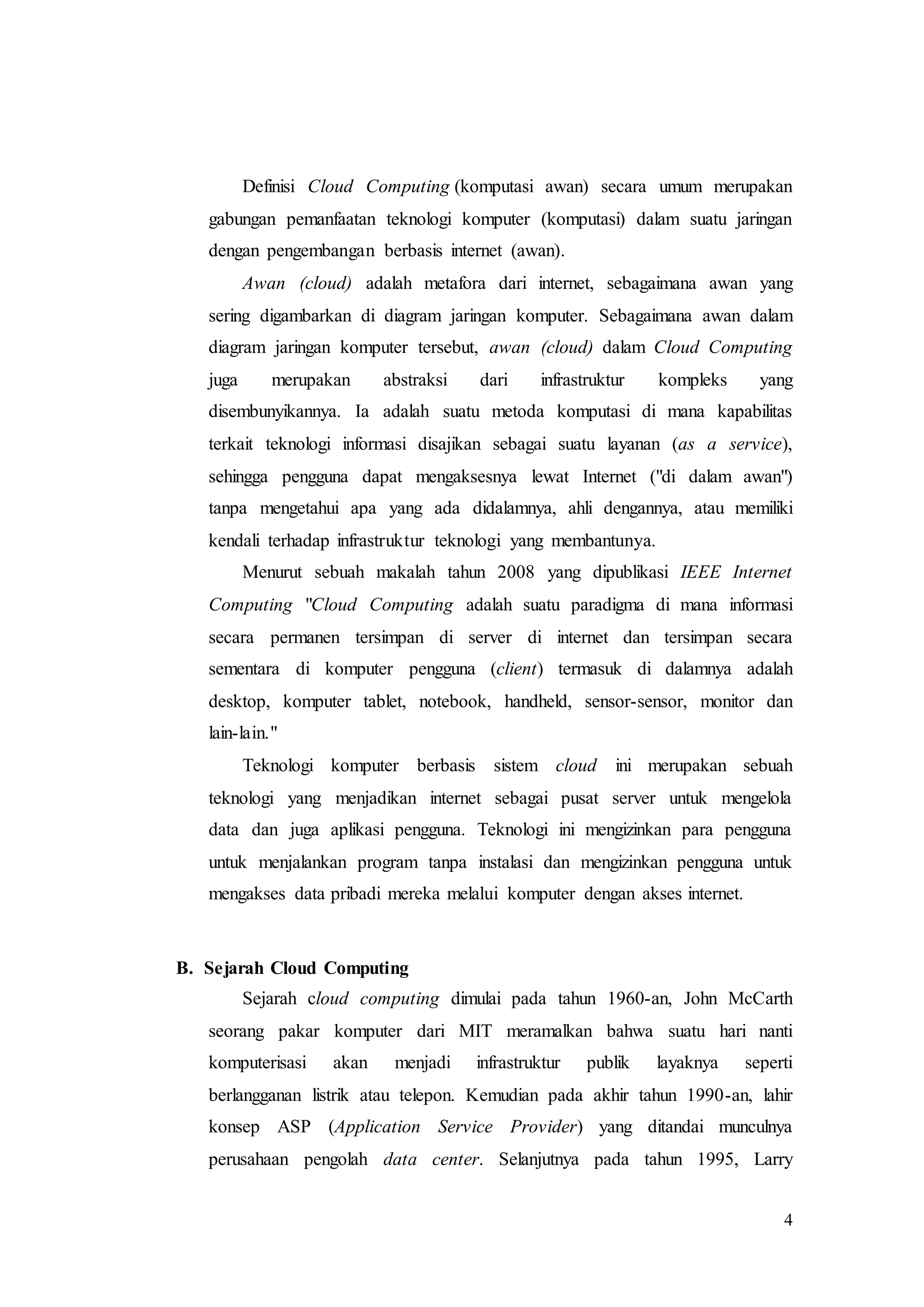 MAKALAH CLOUD COMPUTING | DOCX