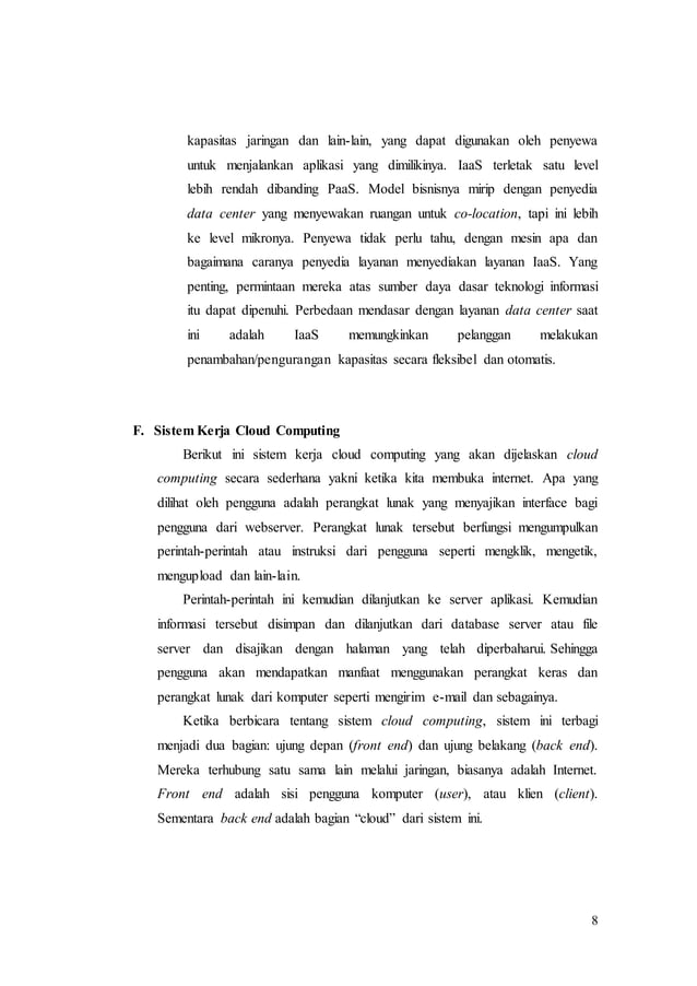 MAKALAH CLOUD COMPUTING | DOCX