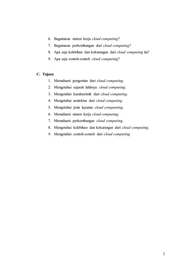 MAKALAH CLOUD COMPUTING | DOCX