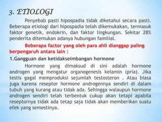 Hipospadia/poltekkes surakarta/non reg b/ smt 3 | PPT