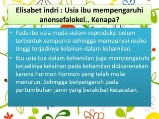 MENINGOKEL DAN ANSEFALOKEL | PPT