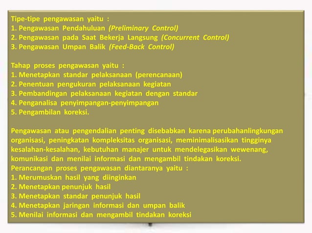 Peng. Manajemen, Controlling | PPTX