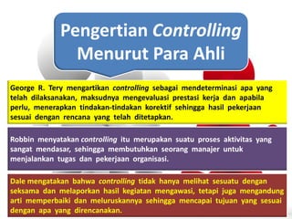 Peng. Manajemen, Controlling | PPTX