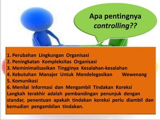 Peng. Manajemen, Controlling | PPTX