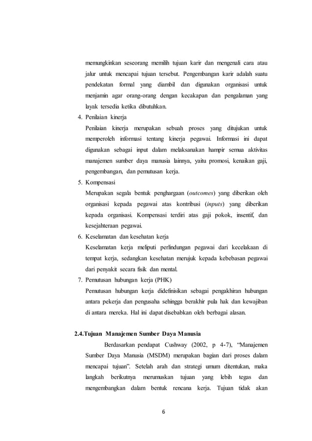 Fungsi Manajemen SDM | PDF