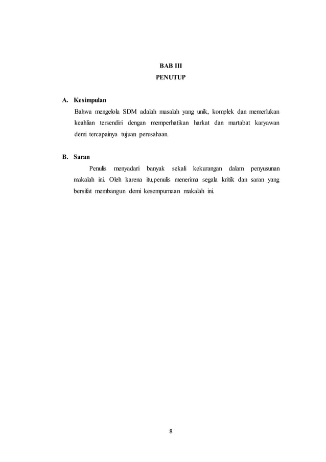 Fungsi Manajemen SDM | PDF