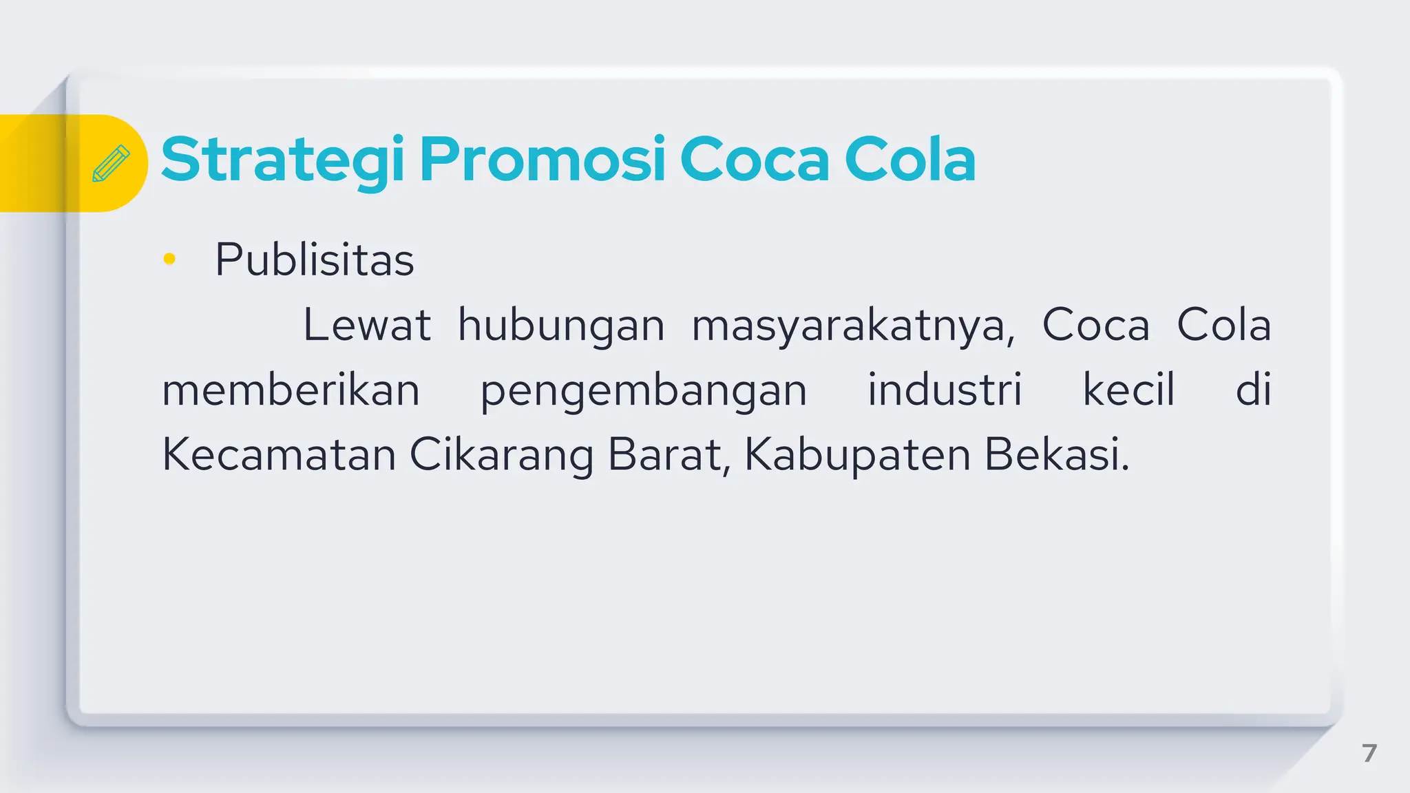 strategi promosi, bukti fisik, proses, dan personel dari perusahaan coca cola.pptx