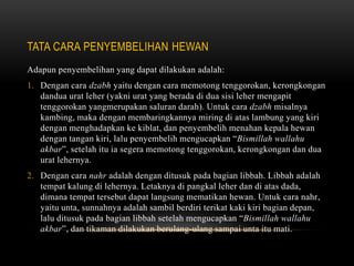 Kelompok 11 fiqih ibadah Penyembelihan Hewan.pptx