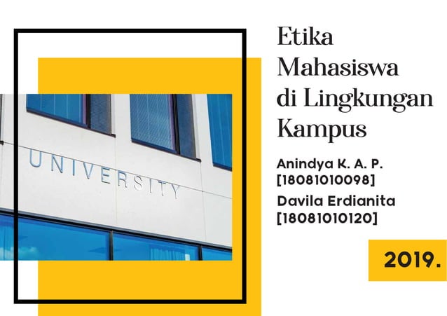Etika Mahasiswa di Lingkungan Kampus | PDF