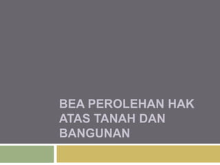 Pembayaran BPHTB | PPTX