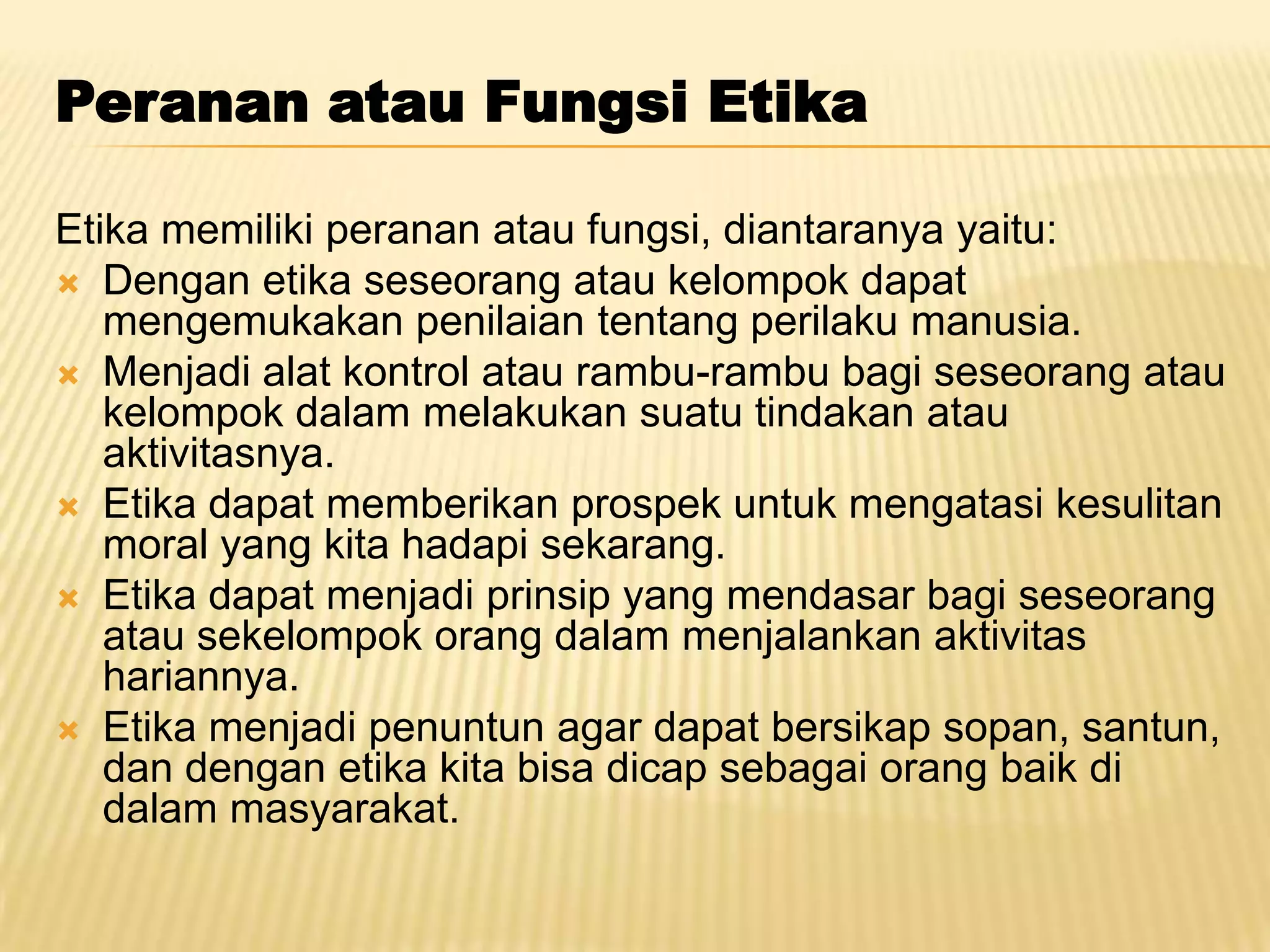 Akhlak, Moral, dan Etika dalam Islam | PPTX