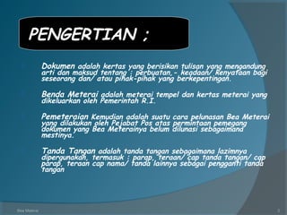 Bea Materai | PPT