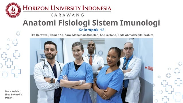 anatomi fiisiologi sistem imunologi kelompok 12 | PPTX