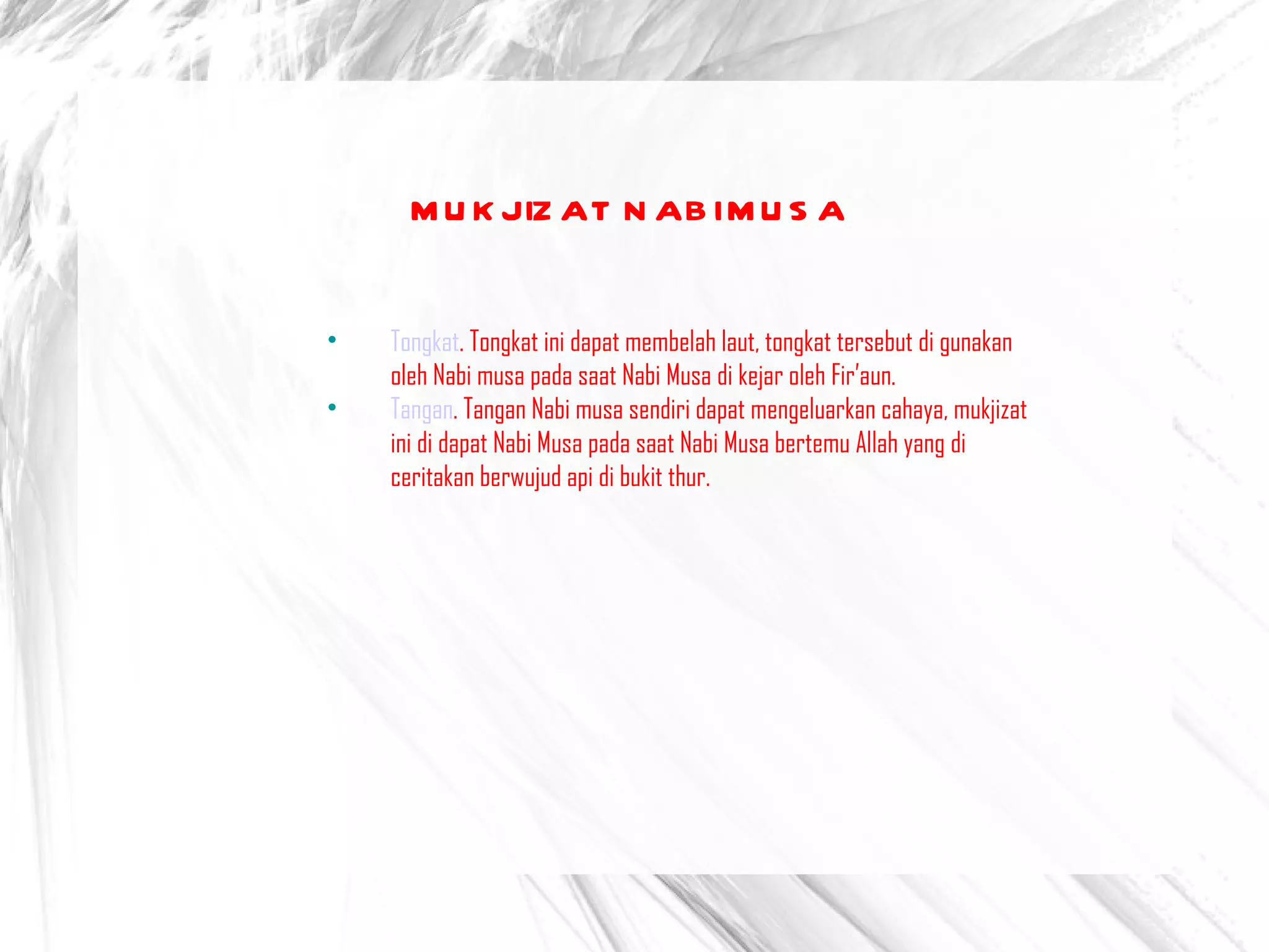 Kelompok 12 nabi musa | PPT