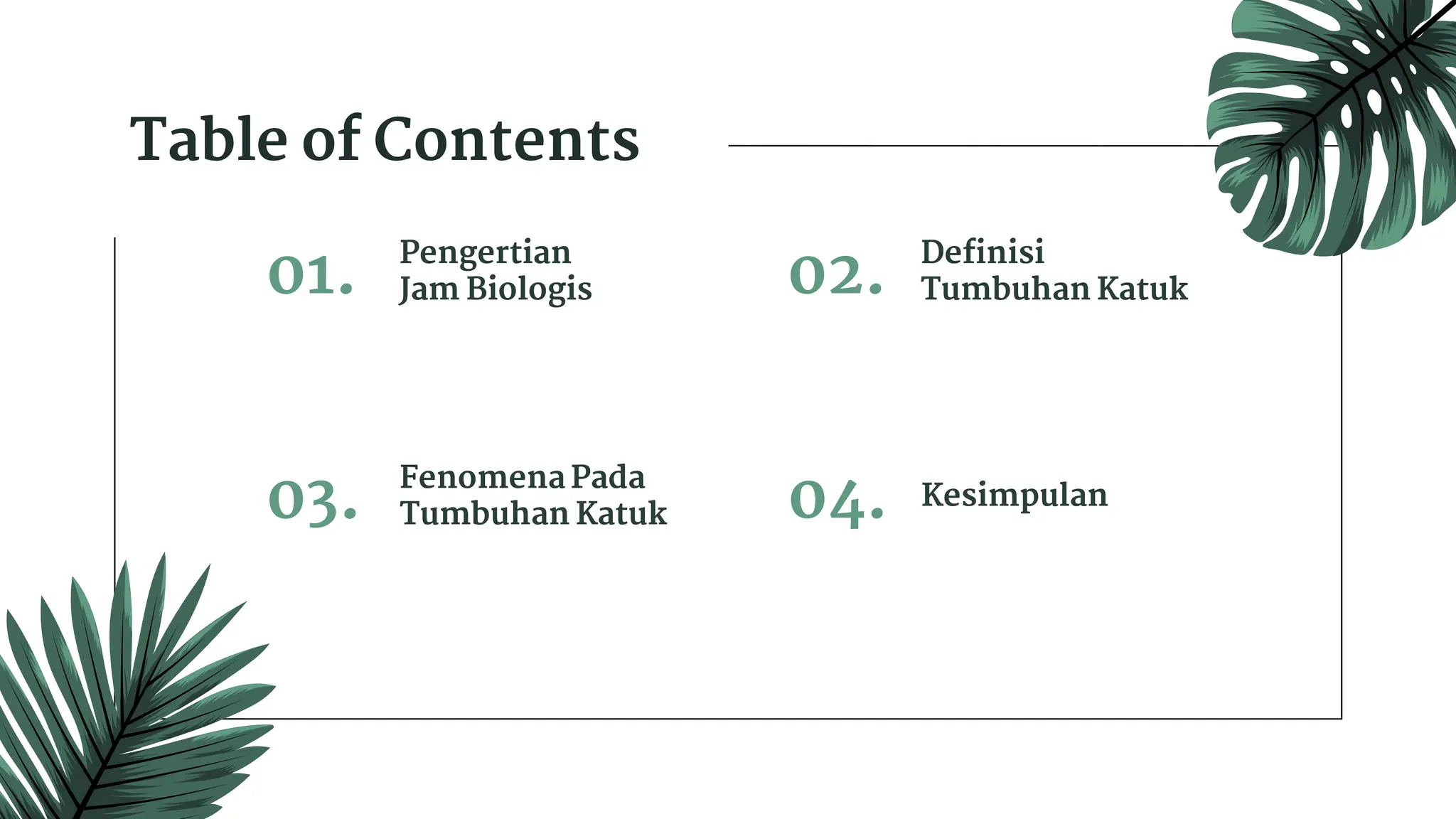 RTM JAM BIOLOGIS TUMBUHAN MATERI BIOLOGI | PPT