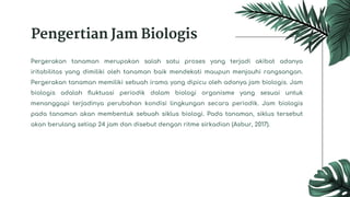 RTM JAM BIOLOGIS TUMBUHAN MATERI BIOLOGI | PPT | Free Download