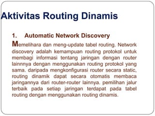 Presentasi Routing Dynamic | PPT