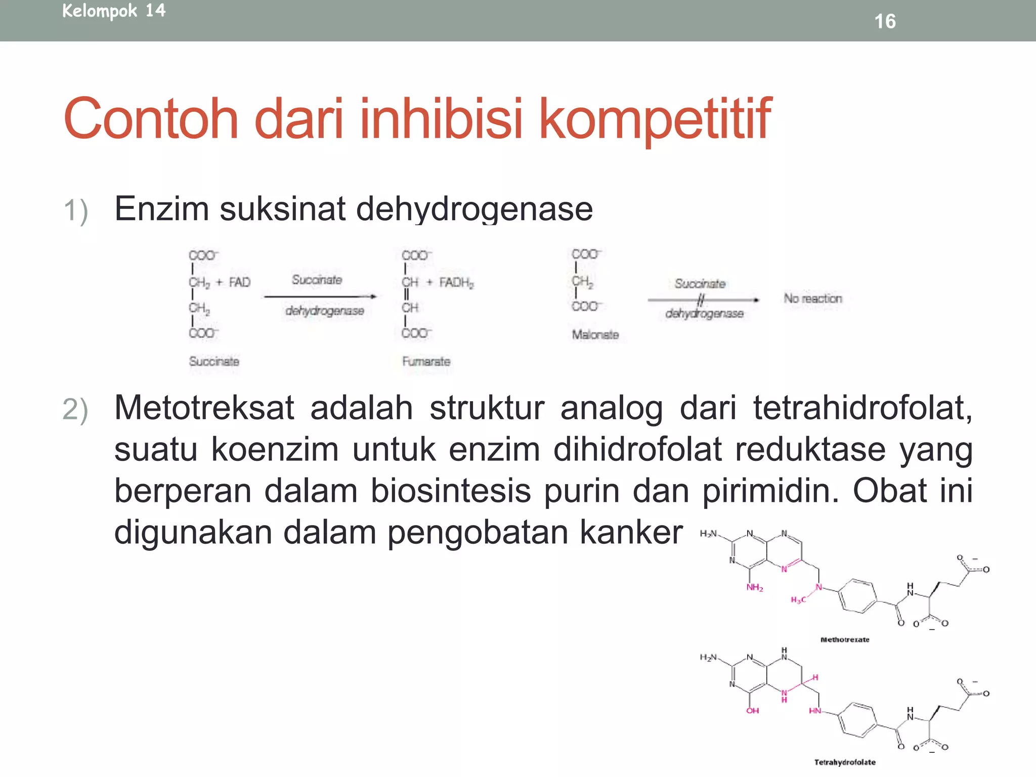 PPT ENZIM, KOENZIM, KOFACTOR ENZIM DAN LOGAN, INHIBITOR ENZIM DAN | PPTX