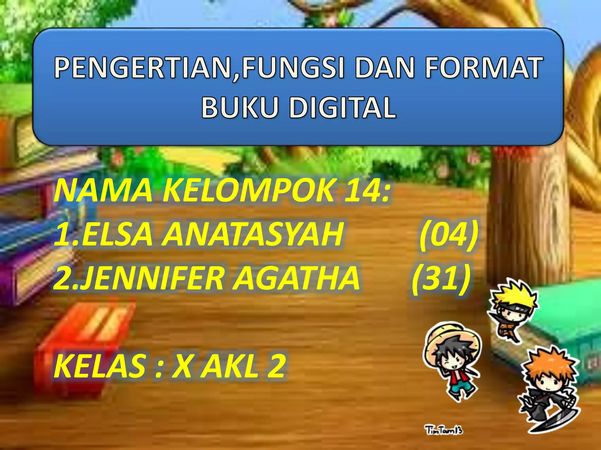 Pengertian, fungsi, dan format buku digital | PPTX