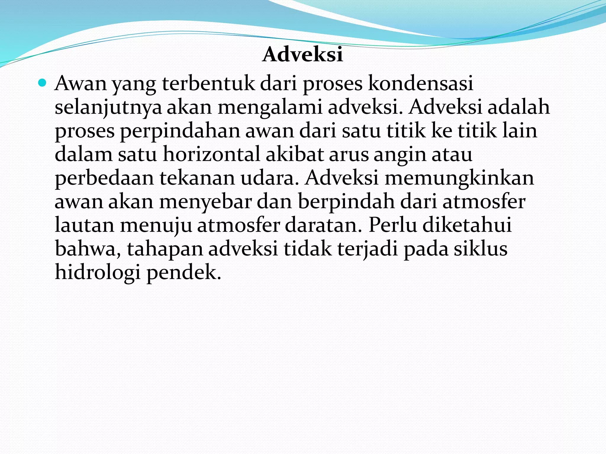 Siklus Hydrologi | PPTX