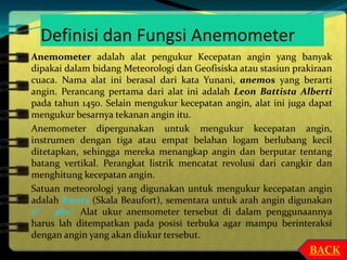 Kelompok 1 (anemometer) | PPTX