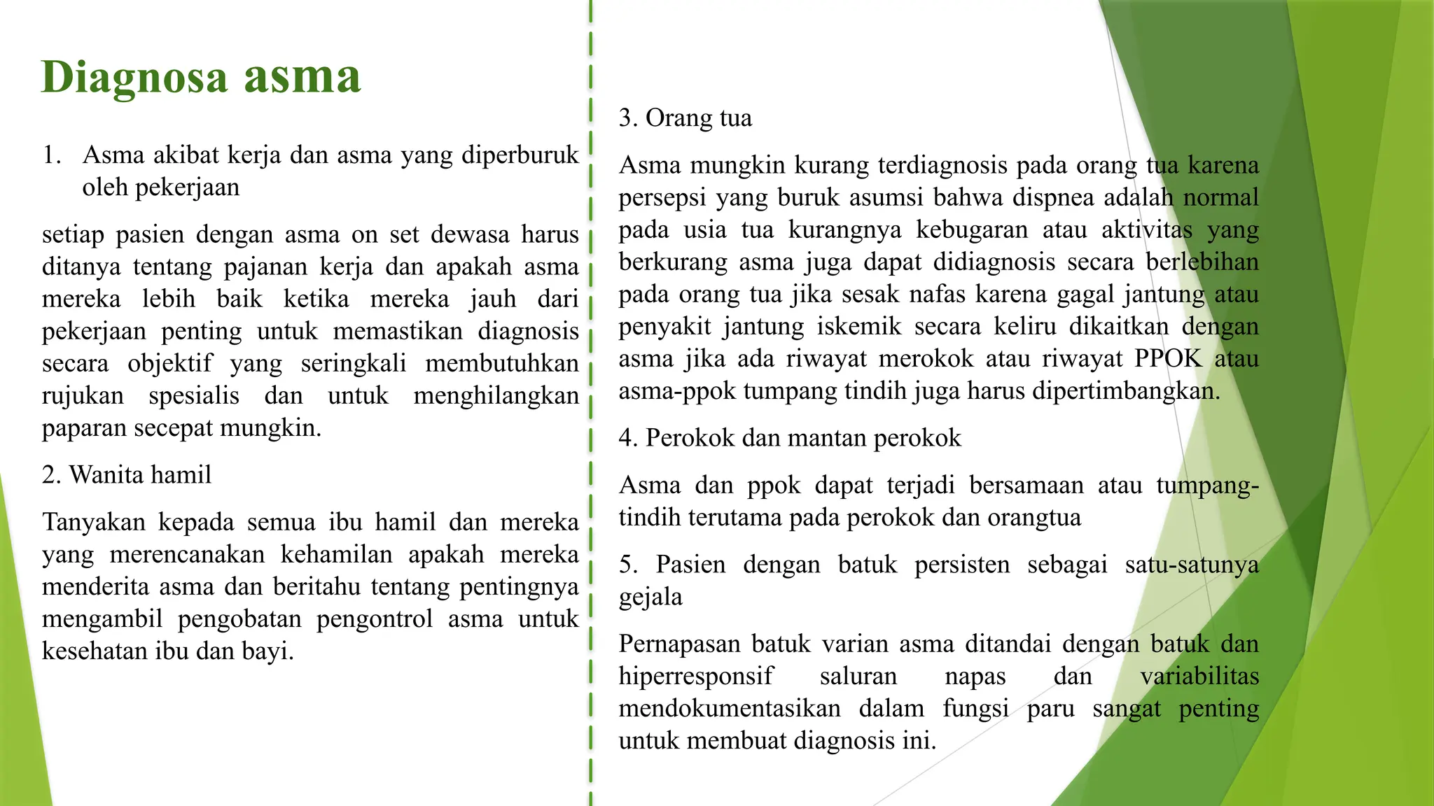 Farmakoterapi dan studi kasus pada pasien asma | PPTX