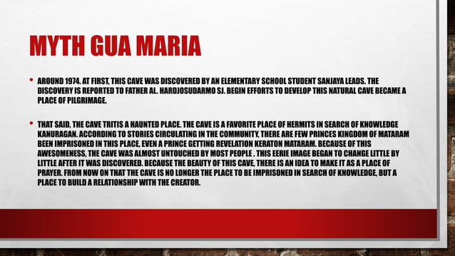 Goa Maria Power Point | PPT
