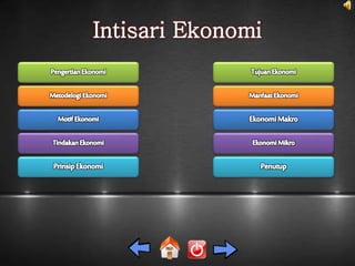 PENGERTIAN EKONOMI | PPTX