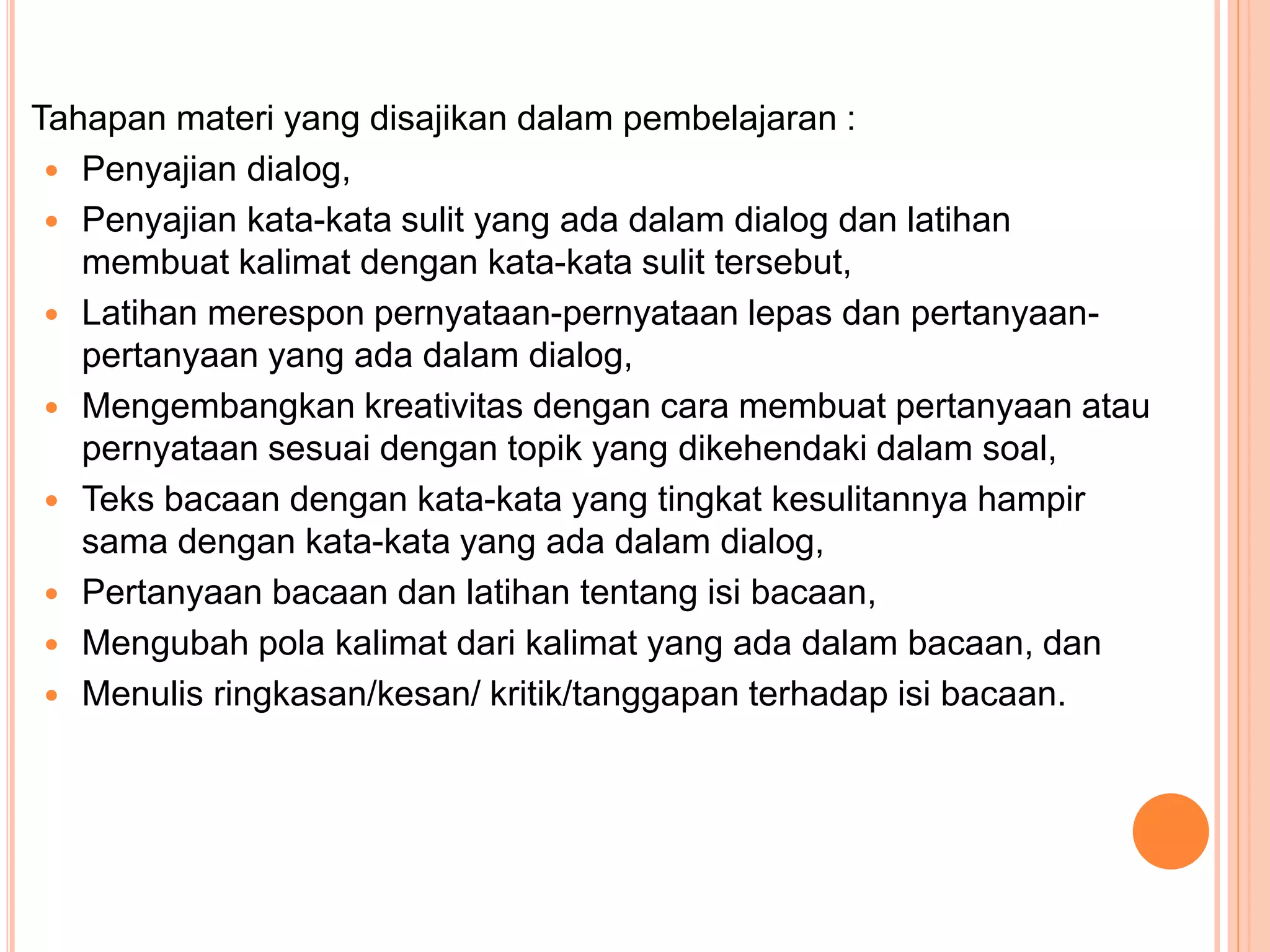 desain pembelajaran BIPA - Bahasa indonesia penutur asing | PPTX