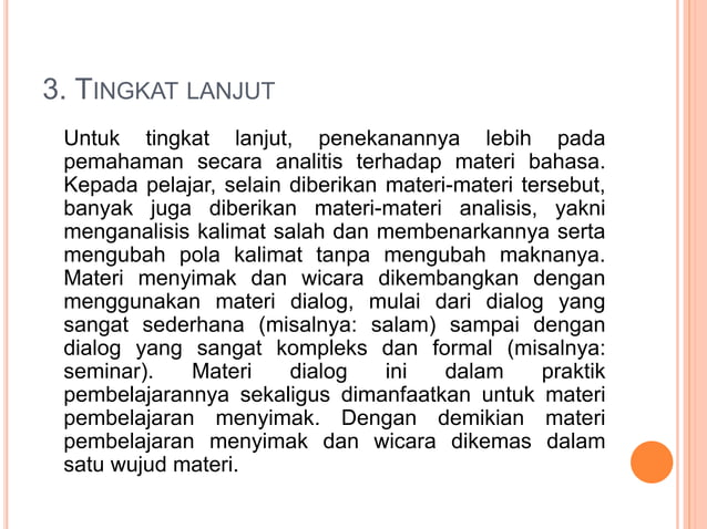 desain pembelajaran BIPA - Bahasa indonesia penutur asing | PPTX