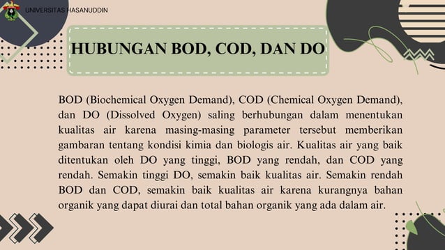 Kelompok 1_DO, BOD dan COD kimia analisis lingkunga laut | PDF