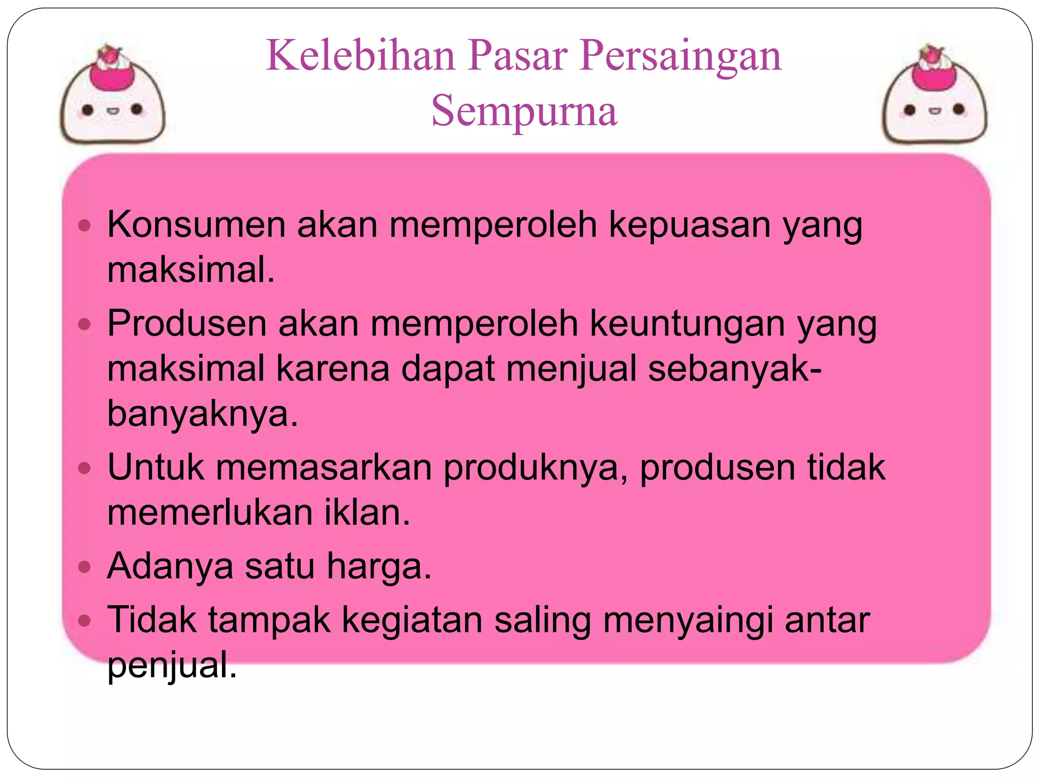 Ekonomi - Pasar Persaingan Sempurna | PPTX