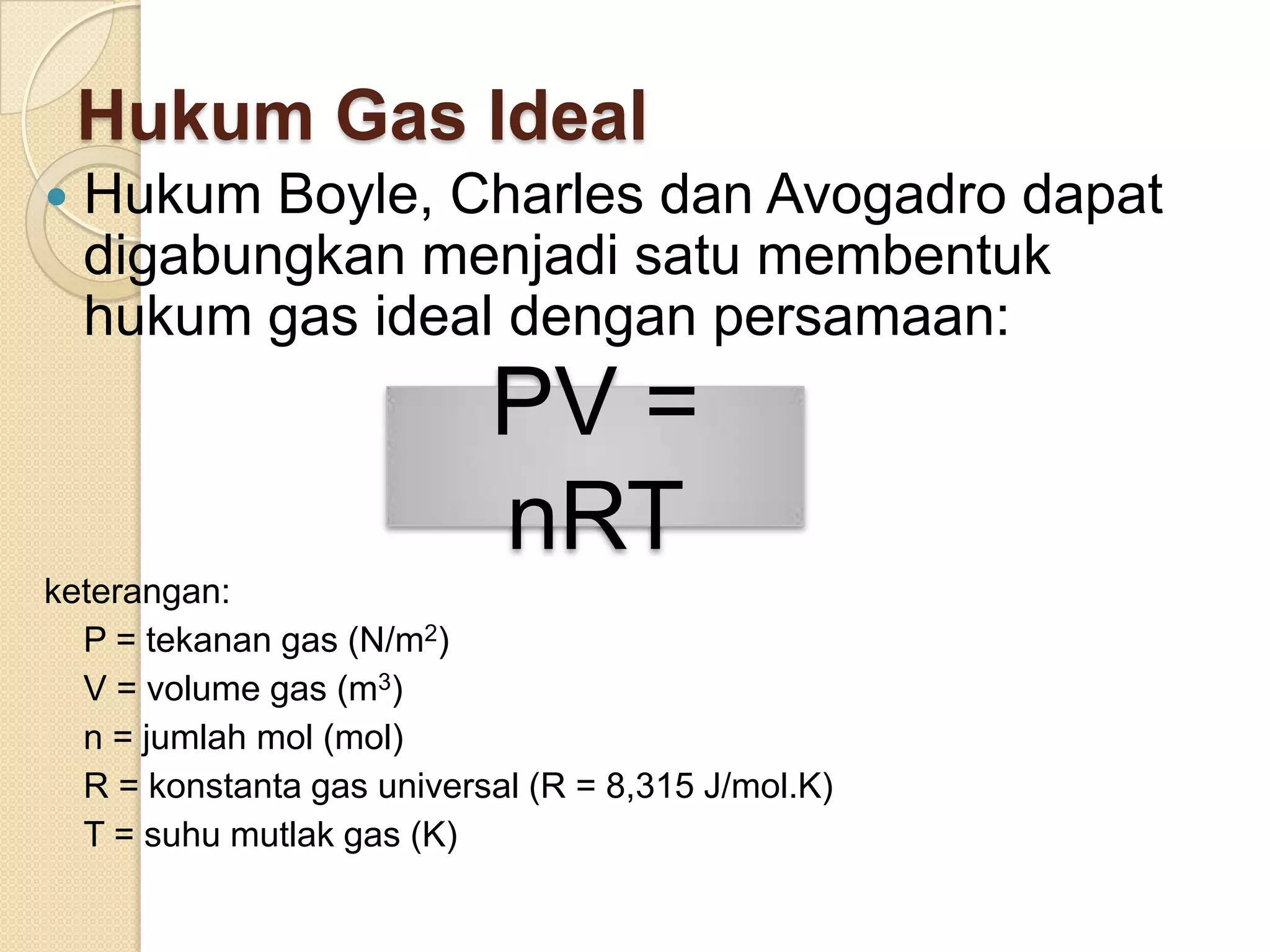 Hukum-hukum Gas | PPTX