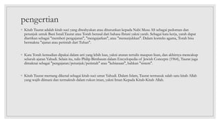 Kelompok 1 KItab Taurat.pptx