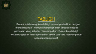 Kelompok 1 manajemen tabligh ppt | PPT