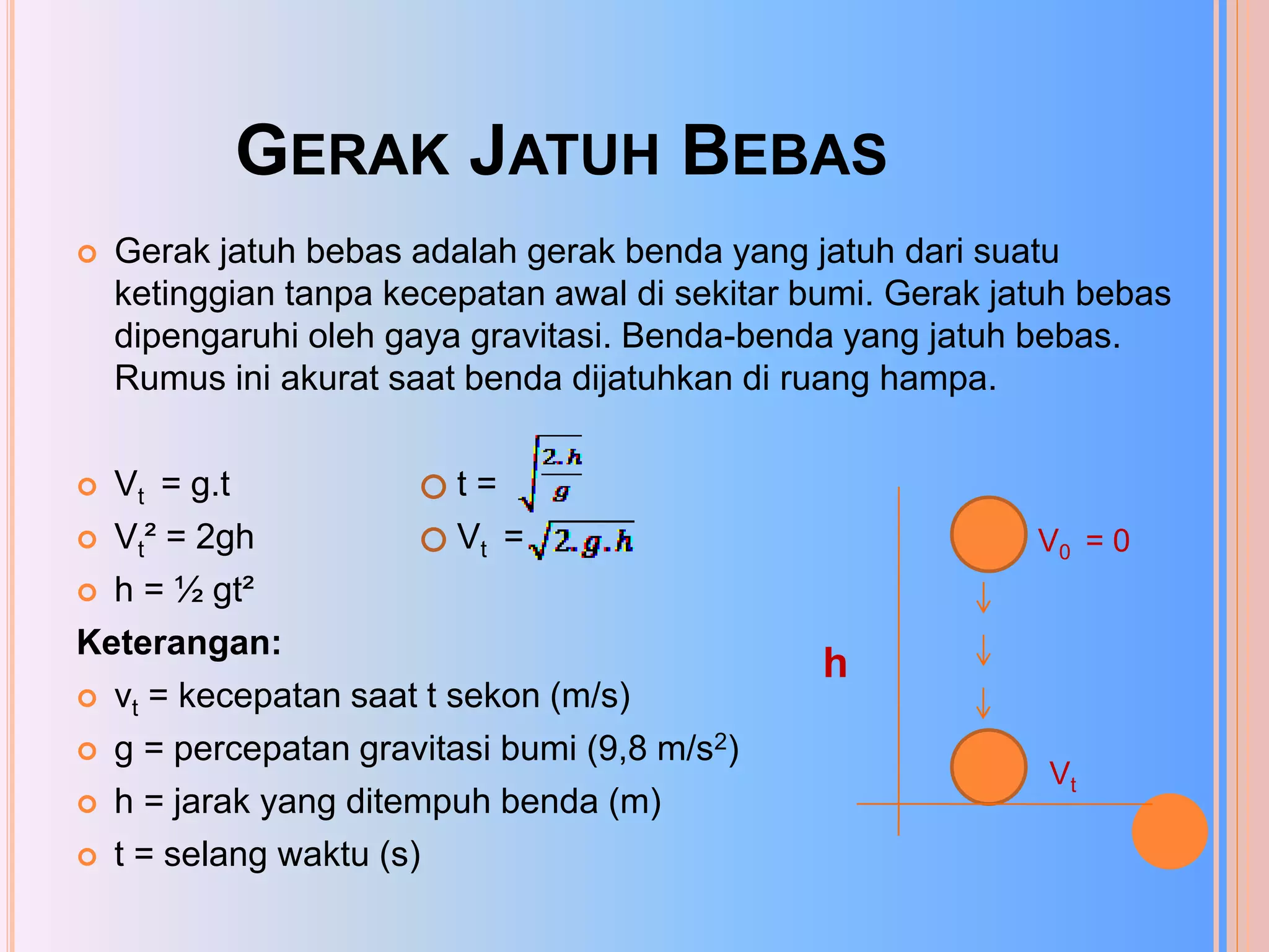 PPT Materi gerak lurus kelas X | PPTX