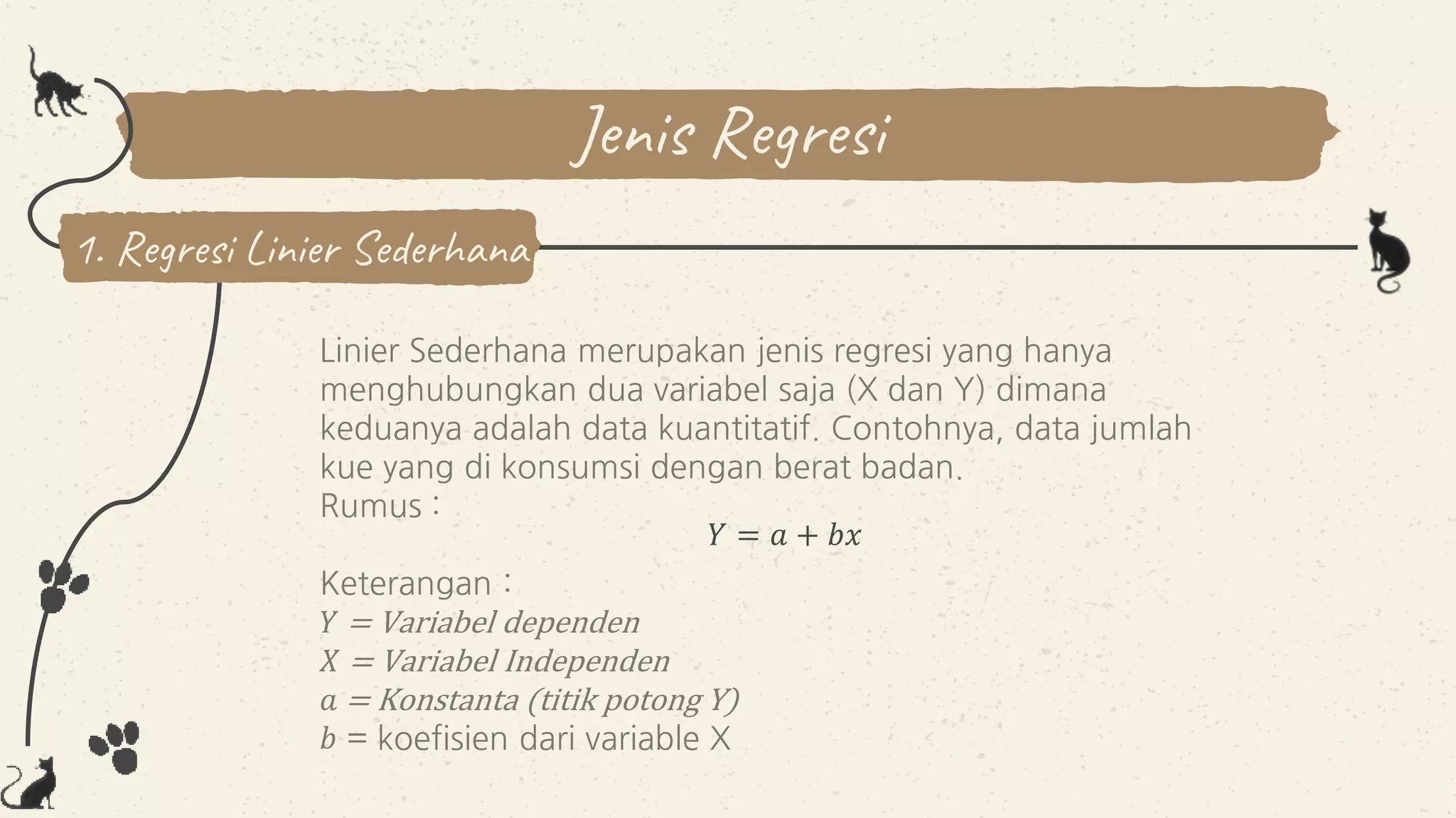 Metode Regresi dan taksiran kuadrat terkecil dari ketepatan metode ...