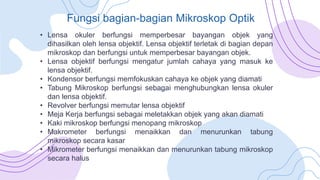 Prersentasi Mikroskop || Mikrobiologi Universitas | PPT