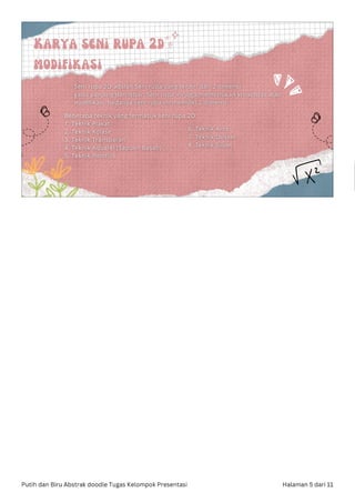 KARYA SENI RUPA DUA DIMENSI (2D) MODIFIKASI | PDF