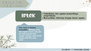 Presentation of Paradigma Qurani in Agama Islma Subject | PPT